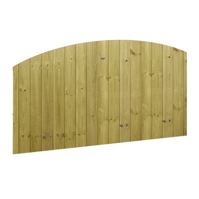 Dome Top Tongue & Groove Fence Panel (Pack of 4) Width: 6ft x Height ...