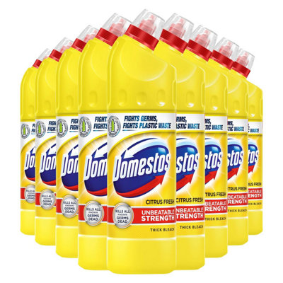 Domestos Thick Bleach Citrus Fresh Disinfectant Multi-Purpose Cleaner ...