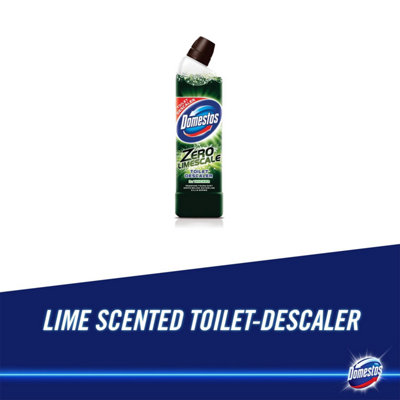 Domestos Zero Limescale Toilet Descaler Removes 100% Limescal 750 ml, 6 ...