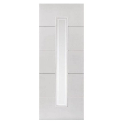 Buy Dominion White Glazed Internal Door at B&Q