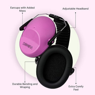 DOMIRA Ear Defender Noise Cancelling Ear Defenders Kids Hearing ...
