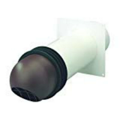 Domus 2647B High Rise Through Wall Duct Installation Kit (150mm) Brown