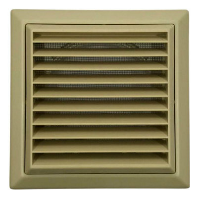 Domus F4904C External Grille Fixed with Insect Screen 100 mm /4 Inch ...