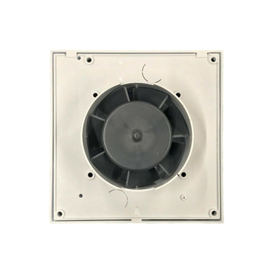 Domus Silavent SVC100TB Axial Extractor Fan with Automatic Backdraught ...