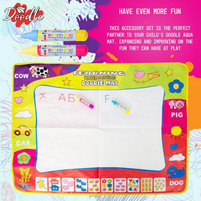 Doodle Water Painting Aqua Doodle Mat Small Size, 80cm x 60cm