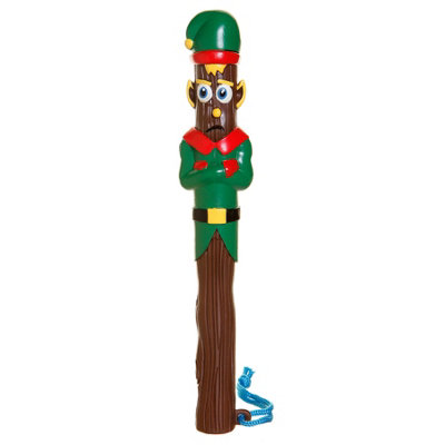 DOOG Christmas Rubber Floating Dog Throwing Stick - Grumpy Elf