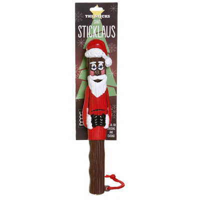 DOOG Christmas Rubber Floating Dog Throwing Stick - Sticklaus