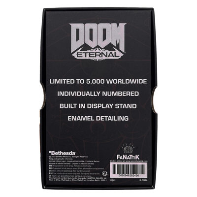 DOOM Limited Edition Crucible Sword Stained Glass Window Ingot