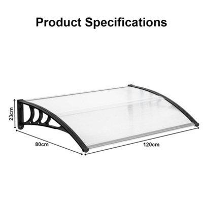 Door Canopy Awning Shelter Porch Patio Front Back Window Roof Rain ...