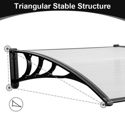 Door Canopy Awning Shelter Porch Patio Front Back Window Roof Rain ...