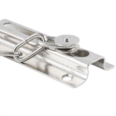 Door Chain 85mm Satin Nickel - Internal Safety Door Chain Lock for ...