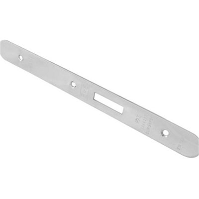 Door Frame Forend Strike & Fixing Pack - DIN EURO Deadlock - Bright ...