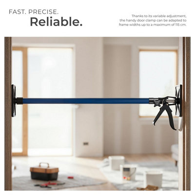 Door Frame Struts Set of 4 - stepless height adjustment, 51 - 115 cm - blue