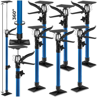 Door Frame Struts Set of 6 - adjustable height from 51 - 115 cm - blue