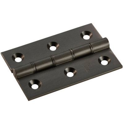 Door Handle & Latch Pack Matt Bronze Knurled Round Bar Screwless Round Rose
