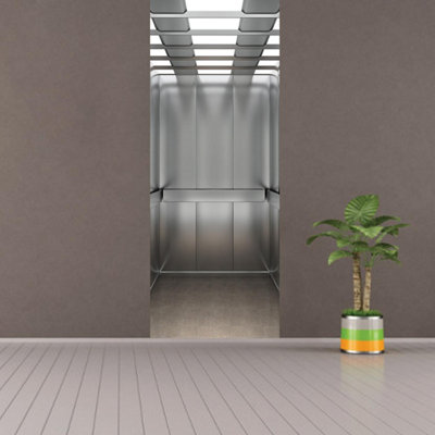 Door Mural Lift Car Office Decor Home Decoration Self-Adhesive Stickers ...