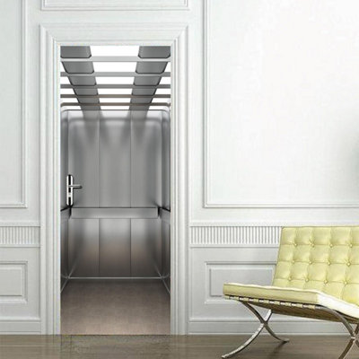 Door Mural Lift Car Office Decor Home Decoration Self-Adhesive Stickers ...
