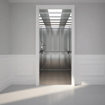 Door Mural Lift Car Office Decor Home Decoration Self-Adhesive Stickers ...