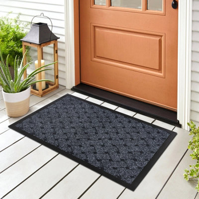 Doormat antislip VECTRA 0900 outdoor, indoor anthracite 40x60 cm