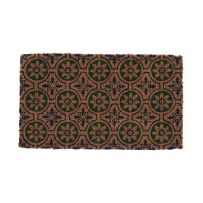 Doormat Coir Tiles With Circles