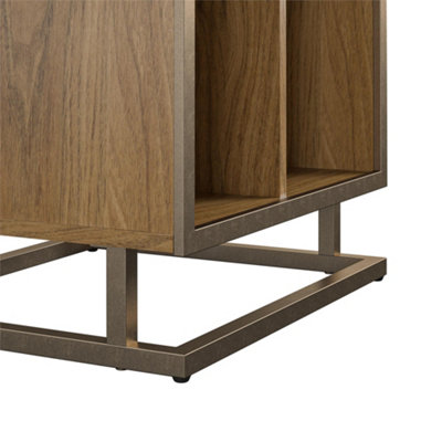 Dorel Home Regal Turntable Stand in Walnut Look