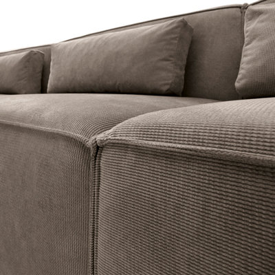 Doris Large Reversible Corner Sofa with High-Density Foam Available in 6 Colours