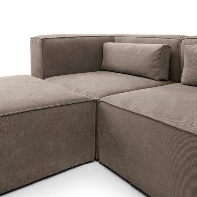 Doris Large Reversible Corner Sofa with High-Density Foam Available in 6 Colours