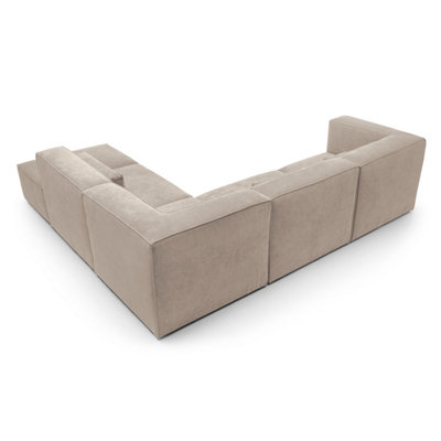 Doris Large Reversible Corner Sofa with High-Density Foam Available in 6 Colours