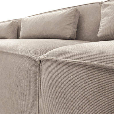 Doris Large Reversible Corner Sofa with High-Density Foam Available in 6 Colours