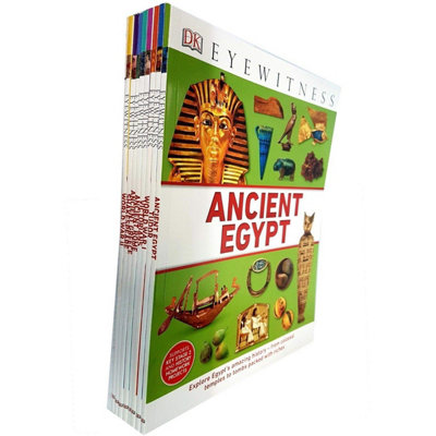 Dorling Kindersley Eyewitness Collection 8 Books Set - Ancient Egypt ...