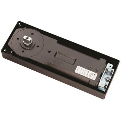 Double Action Floor Spring - 105KG Glass Door - Satin Stainless Steel ...