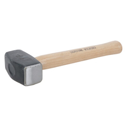 Double Face Sledge Lump Hammer Genuine Hickory Handle Shaft 2.5lbs 1.13kgs
