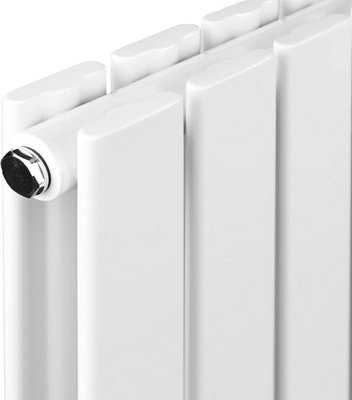 Double Flat Panel Vertical Column Radiator (H)1800mm by MCC Direct