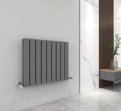 Double Flat Panel Vertical Column Radiator (H)600mm by MCC Direct