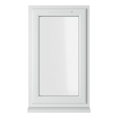 Double glazed Window Left Hand Side Hung White Clear Glazed 610 x ...