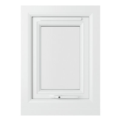Double glazed Window Top Hung Opener White Clear Glazed 440 x 610mm 10 ...