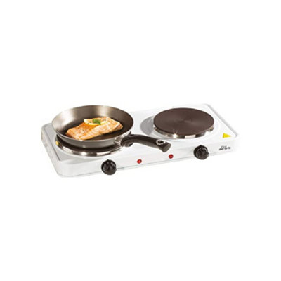 DOUBLE HOT PLATE, 2500W, TWO HOB SIZES (1500w + 1000w), DAEWOO BRAND