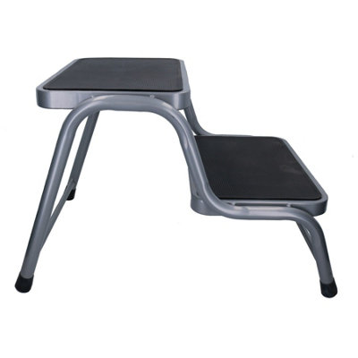 DOUBLE NON SLIP CARAVAN MOTORHOME ACCESS STEP CAMPER HEAVY DUTY STEEL