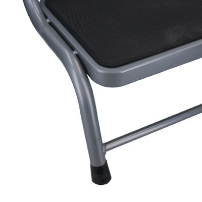 DOUBLE NON SLIP CARAVAN MOTORHOME ACCESS STEP CAMPER HEAVY DUTY STEEL