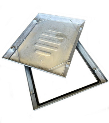 Double Sealed Recessed Internal Manhole Cover & Frame Overall Size ...
