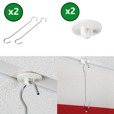 Double Sided Fire Exit Sign Arrow Right - Pre-Drilled Corners with ...