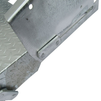 Double Slide Out Caravan Step (Galvanised Manual Pull Motorhome ...