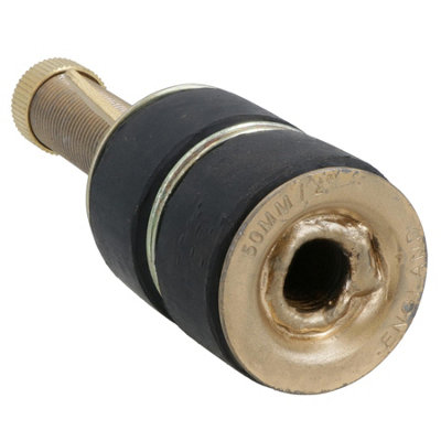 DOUBLE STEEL DRAIN TEST PIPE BUNG PLUG 2" (50MM) PLUMBING TUBE BLANKING CAP
