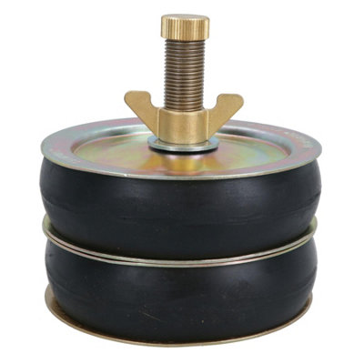 Double Steel Drain Test Pipe Bung Plug 6" (150mm) Plumbing Tube ...