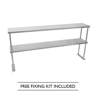 Double Tier Steel Over-Shelf 1500mm