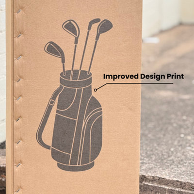 Double Wall Cardboard Golf Bag Shipping Box 14 x 12 x 36 inches