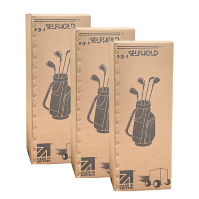 Double Wall Cardboard Golf Bag Shipping Box 14 x 12 x 36 inches