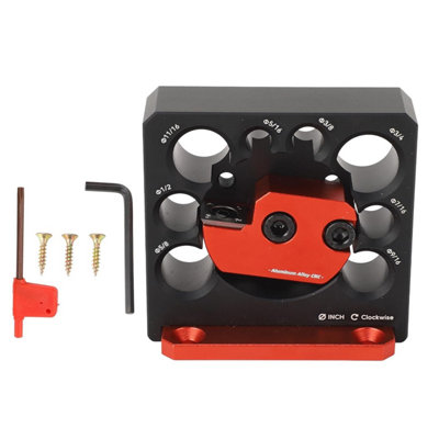 Dowel Making Jig Kit, 8 Holes Adjustable Dowel Cutting Plate Drill ...