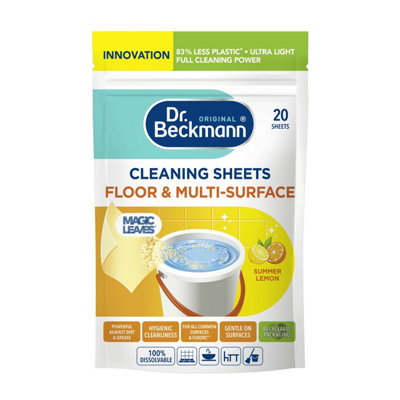 Dr. Beckmann Floor & Multi-Surface Cleaning Sheets (20 Pack x 20 Wipes ...
