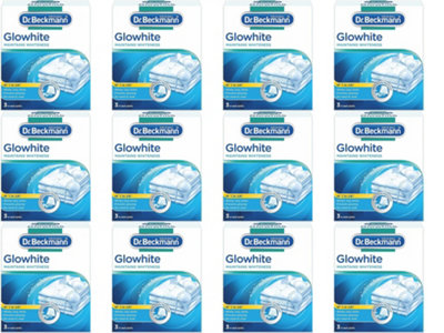 Dr Beckmann GloWhite Intensive Whitening 3 x 40g Sachets (Pack of 12 ...